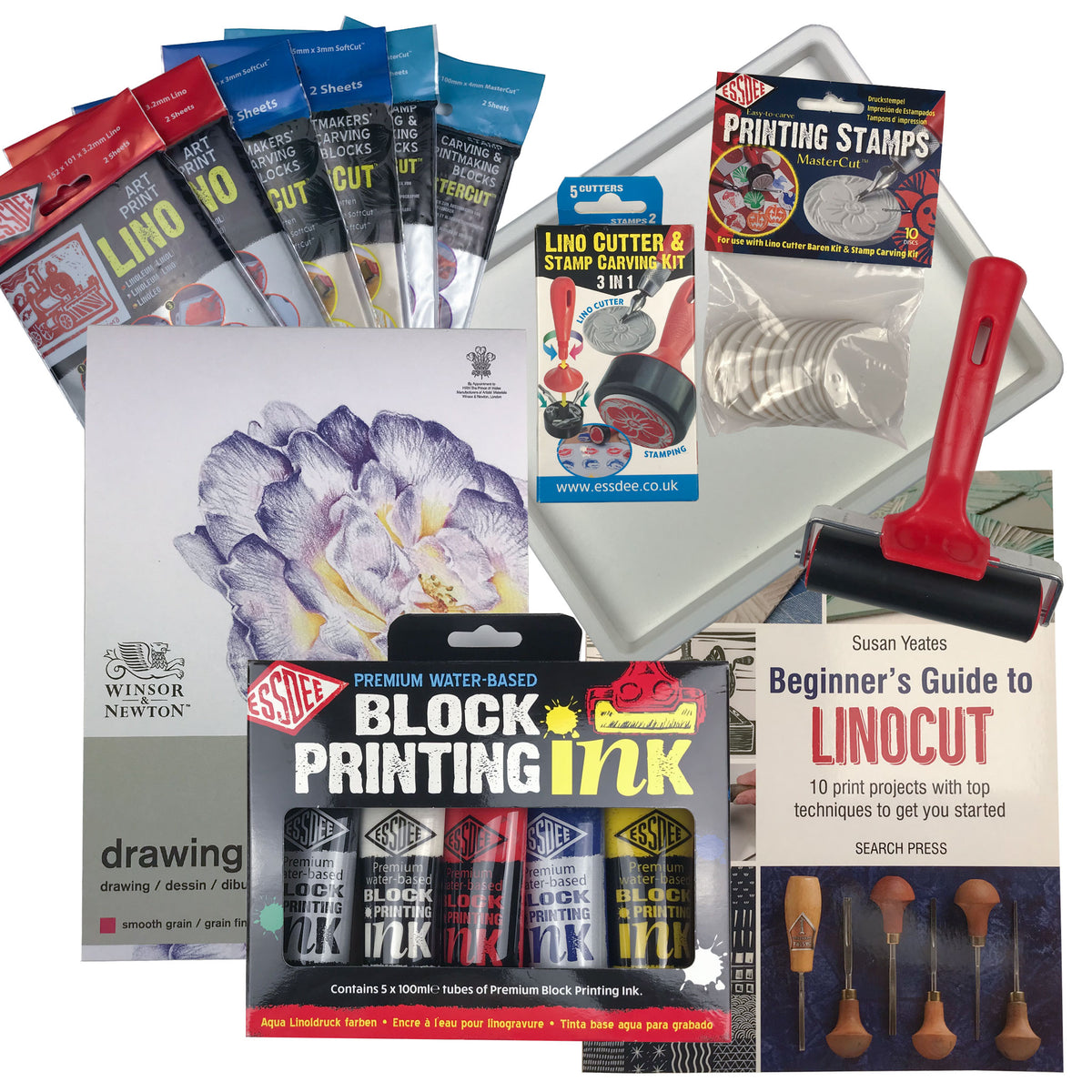 Complete Block Printing Bundle Deal | w/ Book & Pad – Perfect Paper Company