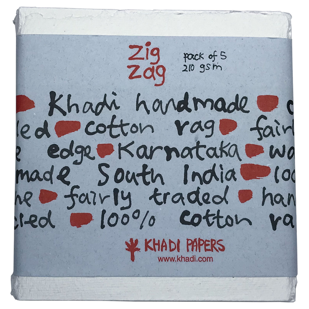 Khadi Papers Concertina Card Pack: 5 Pages, 210 gsm, Concertina ...